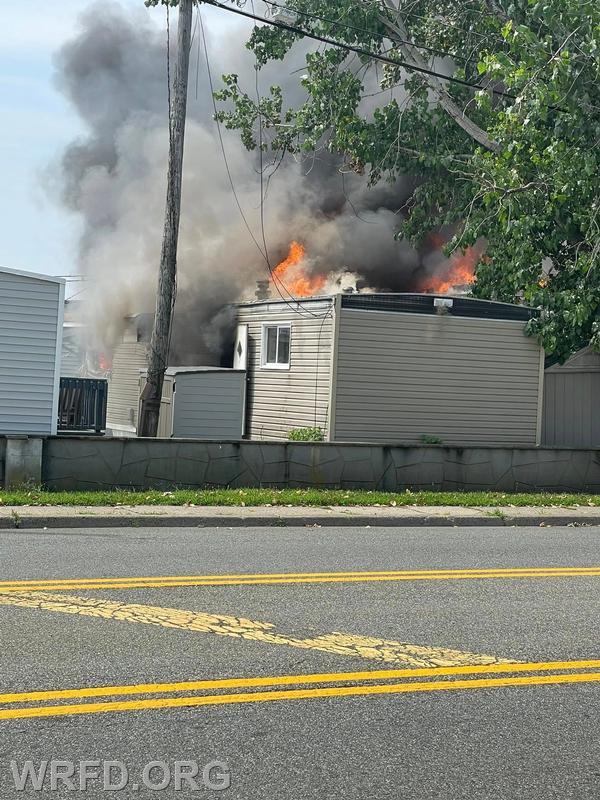 Moonachie mobile home fire - Wood-Ridge Fire Department