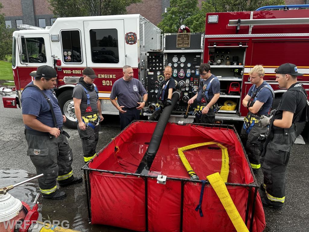 Pump Operator training - Wood-Ridge Fire Department