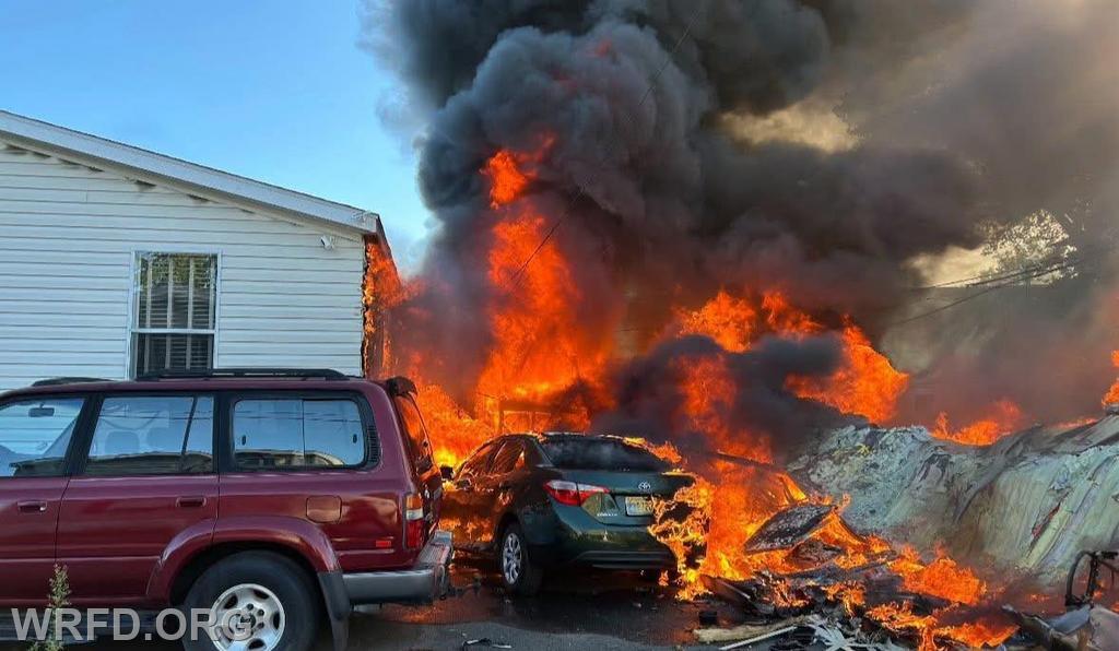Moonachie mobile home fire - Wood-Ridge Fire Department