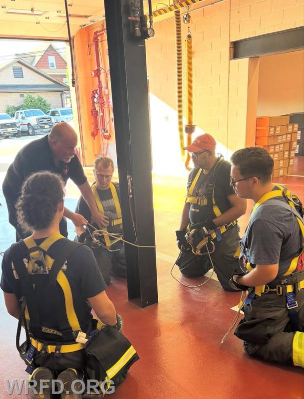 Annual bailout training - Wood-Ridge Fire Department