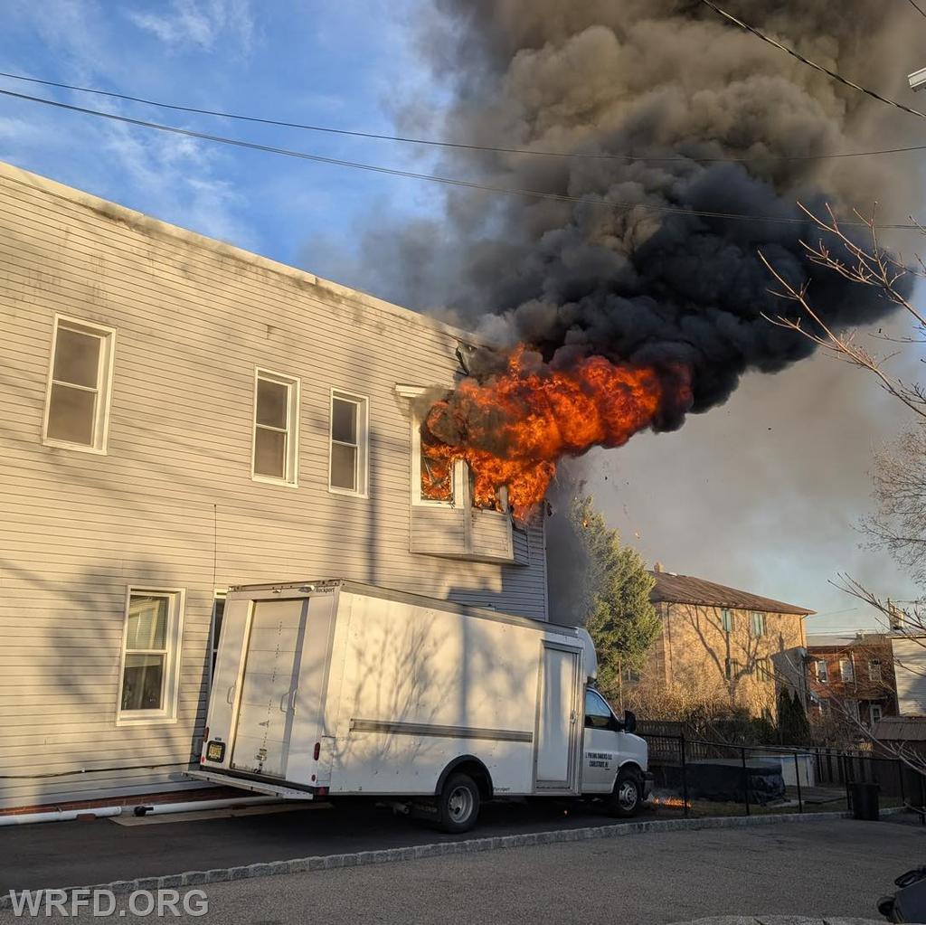Carlstadt structure fire - Wood-Ridge Fire Department